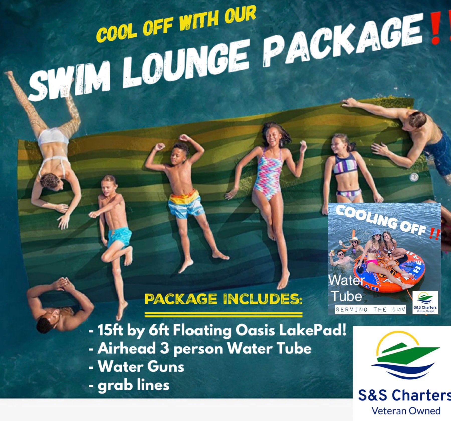 Swim Lounge Package | S & S Charters